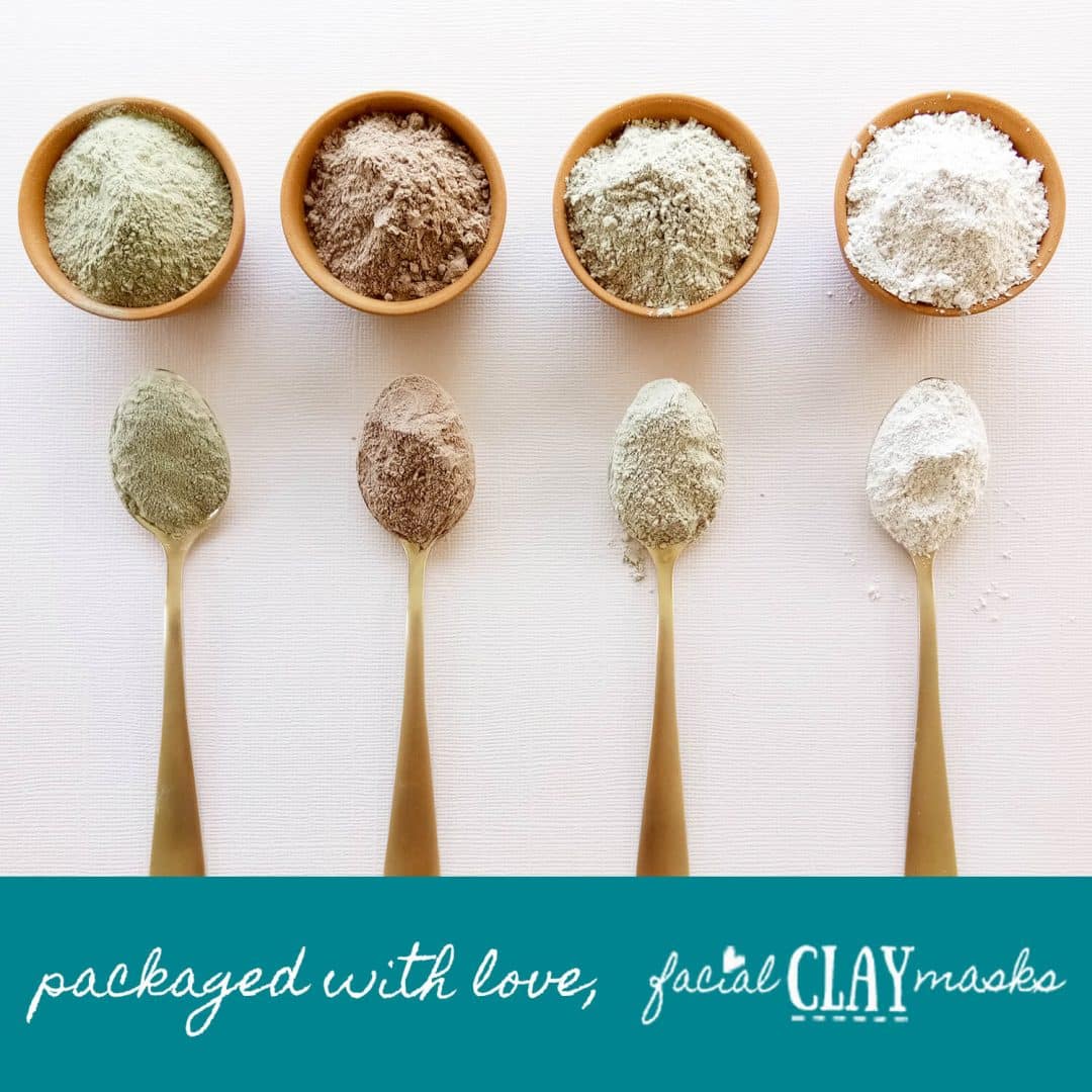 Facial Clay Mask Assortment Pack | Makes 20 Clay Face Masks!