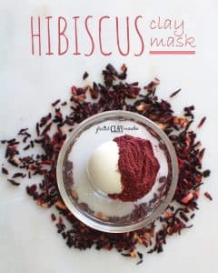 Simple Hibiscus Clay Mask "the botox plant"