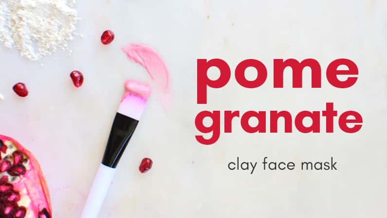 Antioxidant Rich Pomegranate Face Mask with Kaolin Clay