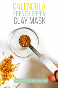 Calming Calendula Face Mask for Soothing Acne-Prone Skin