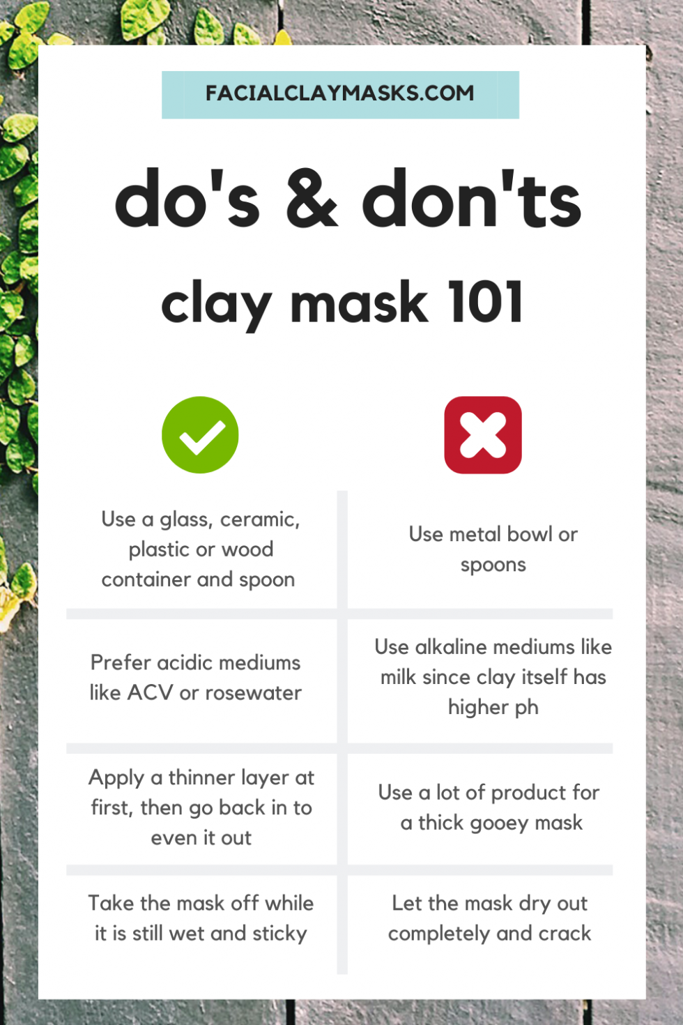 How to Apply Face Masks - The Right Way by Facial Clay Masks