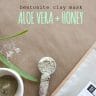 The BEST Aloe Vera Clay Mask Recipe with Honey + Bentonite